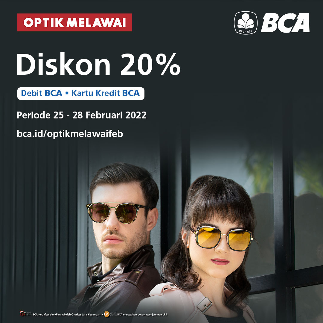 BCA Diskon 20% - Toko Kacamata dan Softlens Online