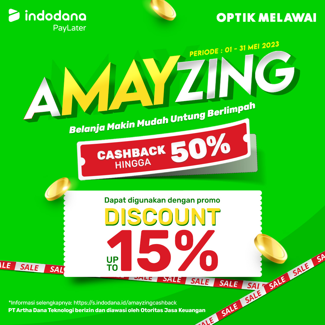 Indodana Cashback 50% - Toko Kacamata dan Softlens Online